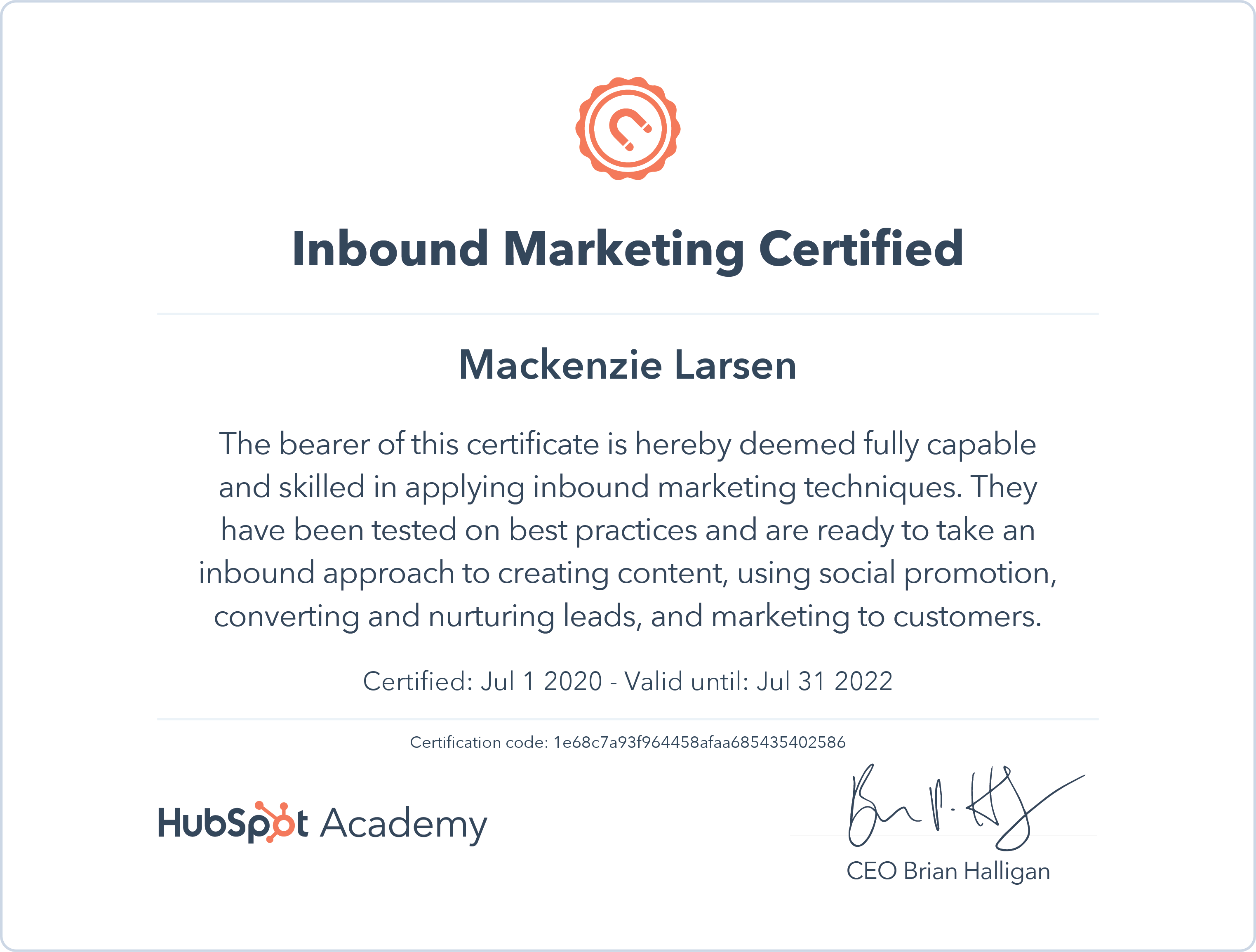 Mackenzie Larsen - Digital Marketing Associate | Customer Service ...