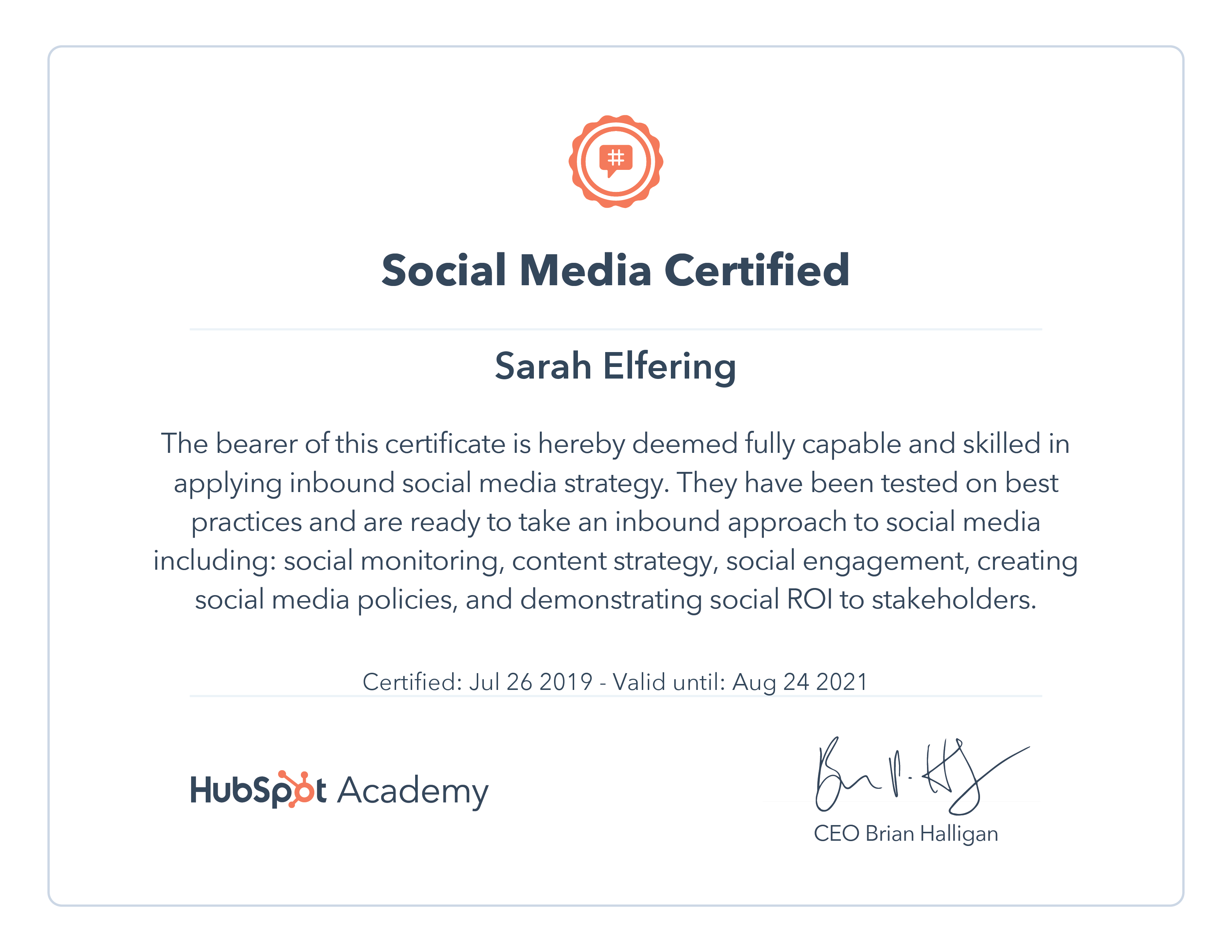 Sarah Elfering - Copywriter & Content Strategist | Multi-Channel ...