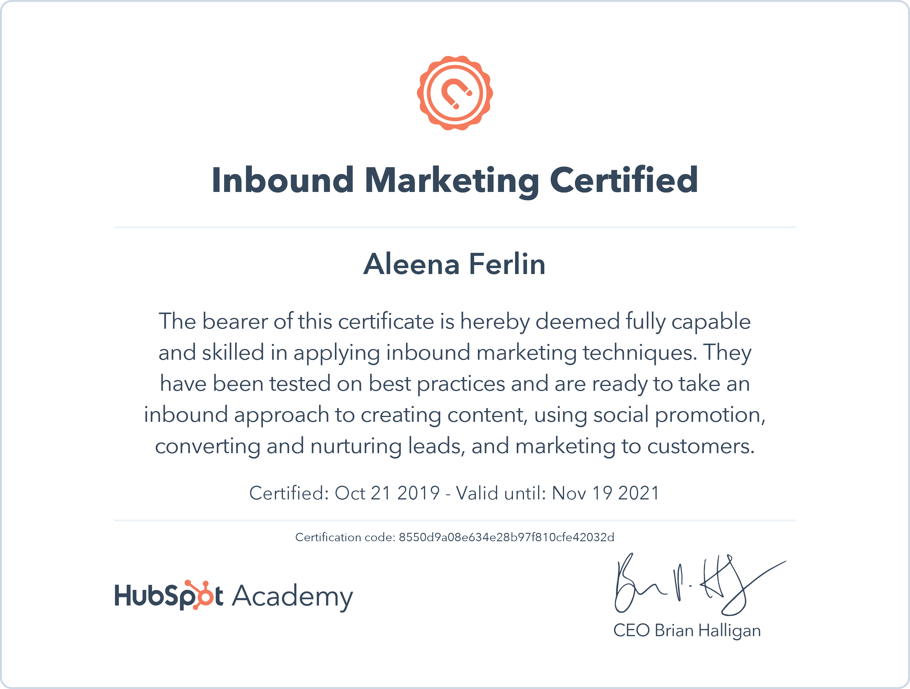 Aleena F. - Marketing Communications Manager | LinkedIn