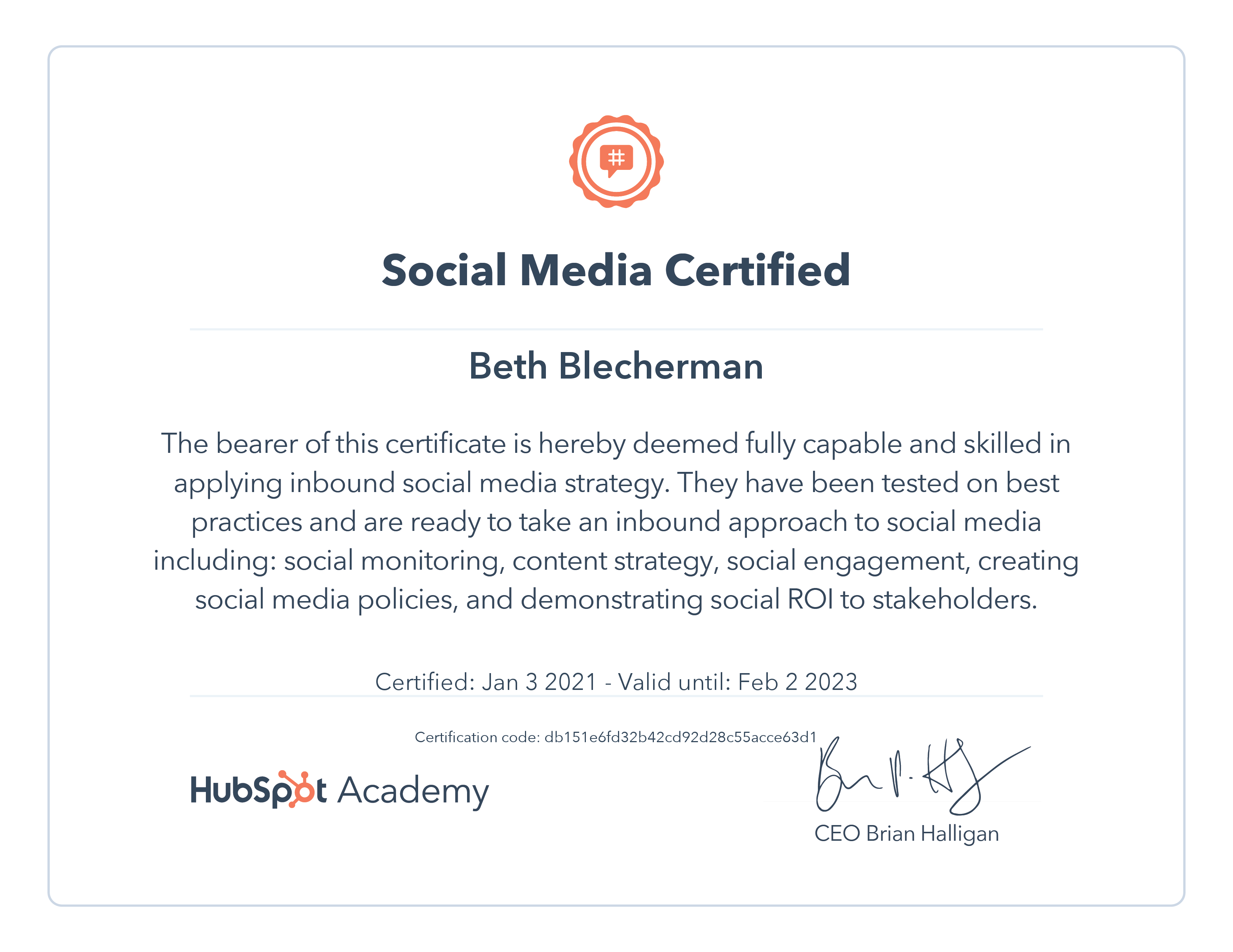 Beth Blecherman, CPC - ReBrand Journey | LinkedIn